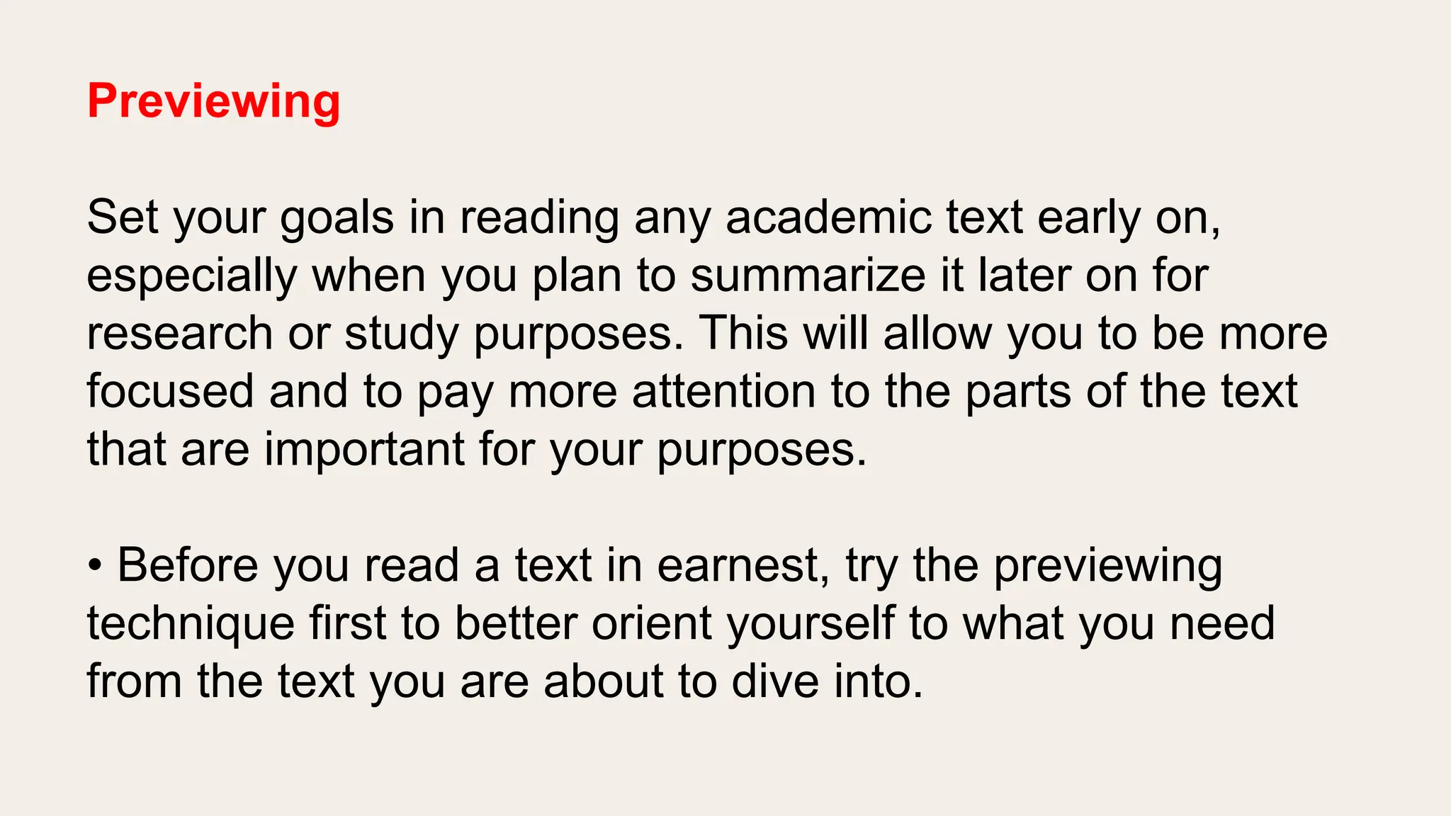 EAPP Outlining in reading texts discipline | PPTX