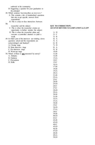 Eapp 2nd-monthly-test-2018 | DOCX