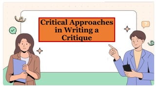 EAPP- Critical Approaches in Writing a Critique HANDOUT.pptx | Books ...
