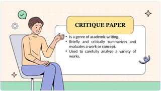 EAPP- Critical Approaches in Writing a Critique HANDOUT.pptx | Books ...
