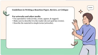 EAPP- Critical Approaches in Writing a Critique HANDOUT.pptx | Books ...