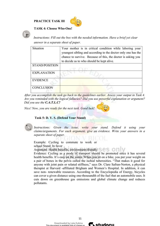 EAPP Lecture for Grade 11- Kinds of Fallacies.docx | Educational ...