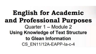 EAPP-lesson-2.pptx English for Academic and Professional Purposes | PPT