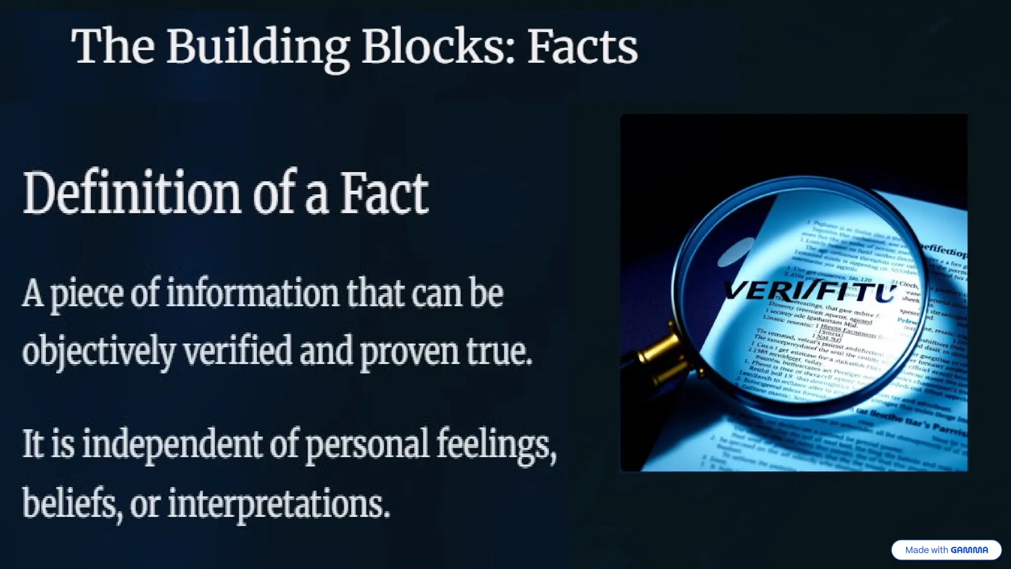 Academic Integrity Constructing Fact Based Statements and Arguments | PPTX