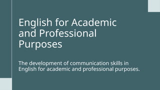 EAPP - English for Academic - Orientation.pptx