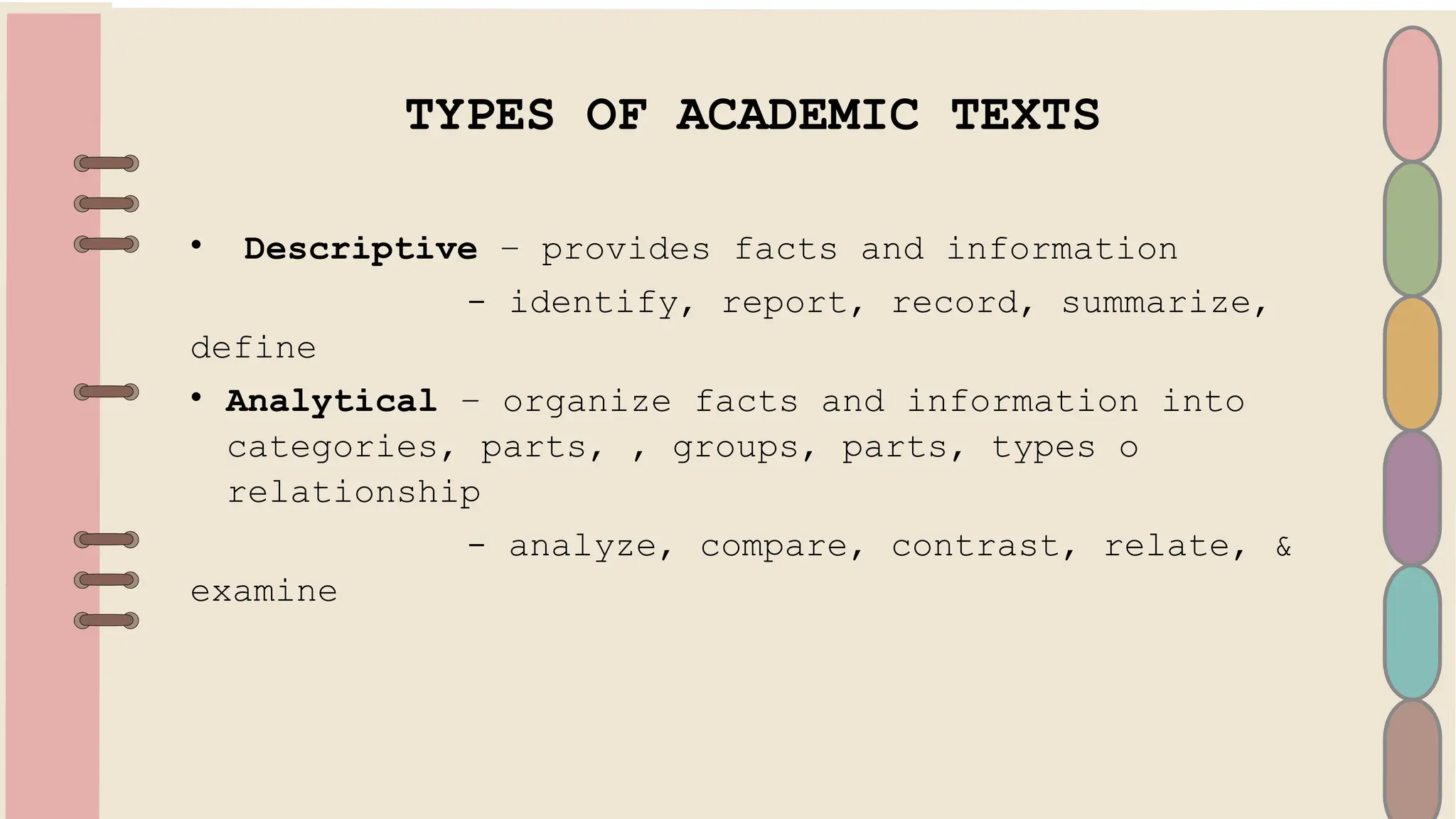 Academic Texts Structure (Academic Text and Non Academic Text) | PPTX