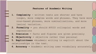 Academic Texts Structure (Academic Text and Non Academic Text) | PPTX