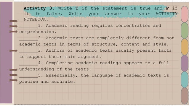 Academic Texts Structure (Academic Text and Non Academic Text) | PPTX