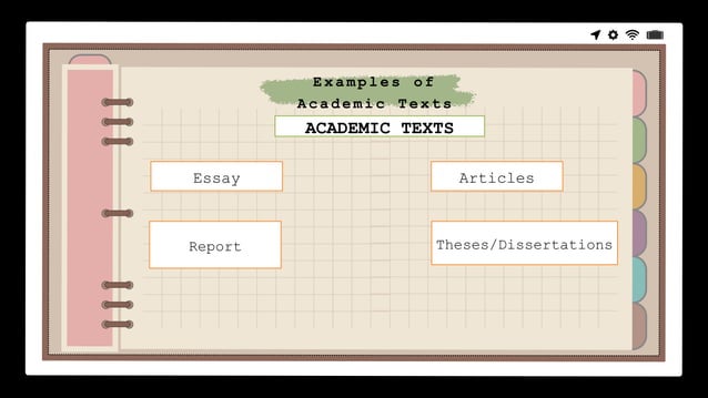 Academic Texts Structure (Academic Text and Non Academic Text) | PPTX