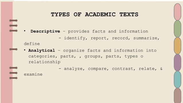 Academic Texts Structure (Academic Text and Non Academic Text) | PPTX