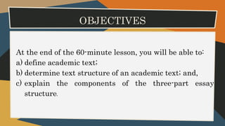 English for Academic Professional Purposes-WEEK-1 | PPTX