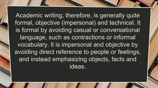 English for Academic Professional Purposes-WEEK-1 | PPTX