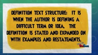 EAPP by DEFINITION TEXT STRUCTURE.pptx | Substance Abuse | Diseases and ...