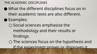 English for academic and professional purposes | PPTX