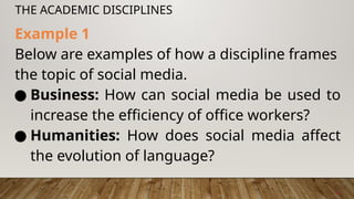 English for academic and professional purposes | PPTX