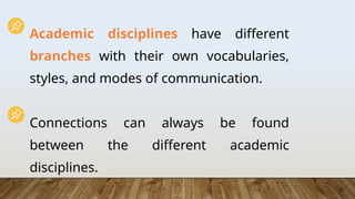 English for academic and professional purposes | PPTX