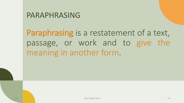 EAPP LESSON 2 SUMMARIZING AND PARAPHRASING.pdf | Resume Writing and ...