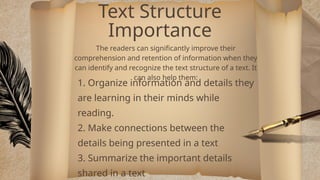 English for Academic and Professional Purposes Lesson 2 Text Structure ...