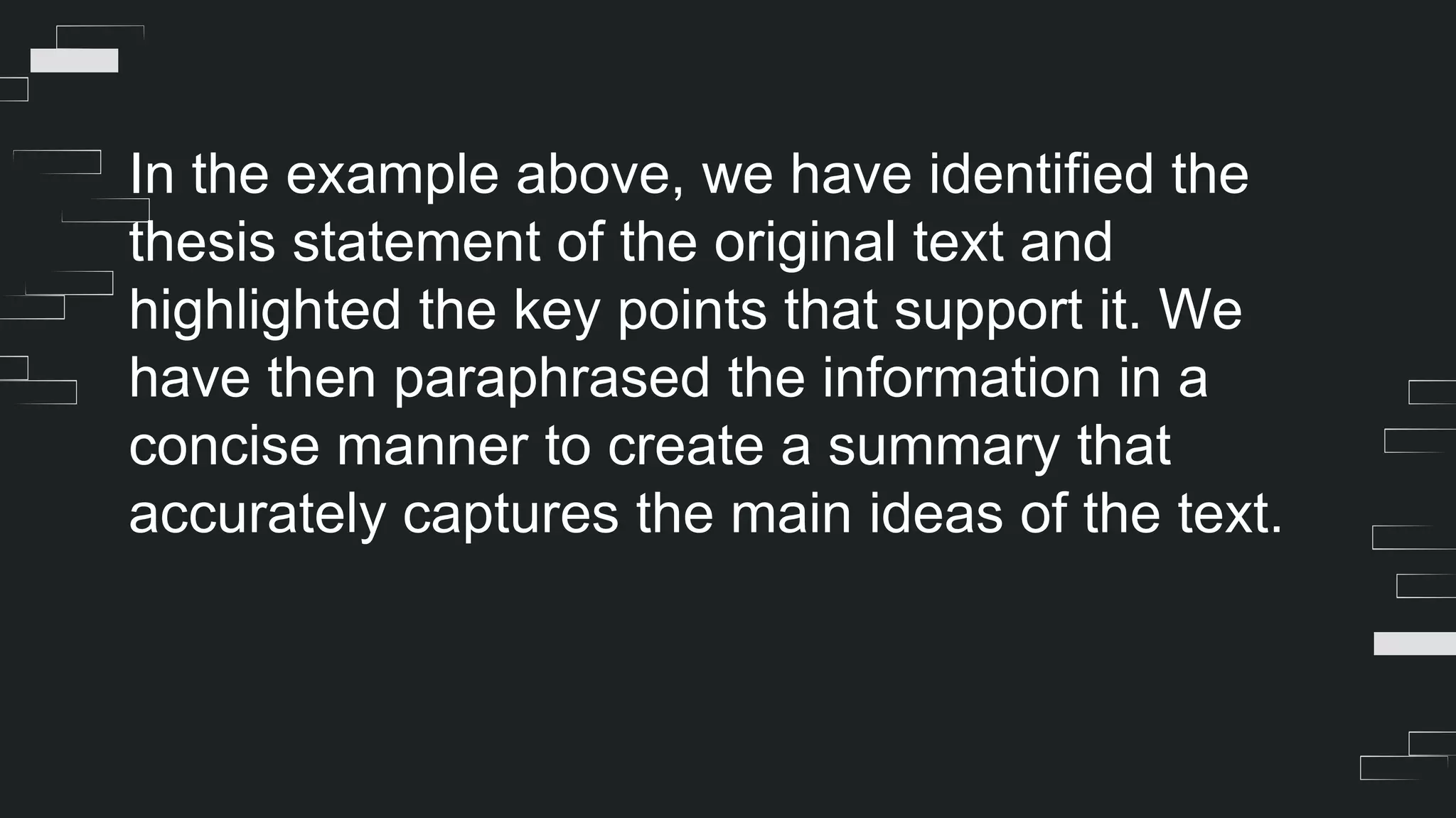 EAPP TECHNIQUES IN SUMMARIZING A VARIETY OF ACADEMIC TEXT.pptx