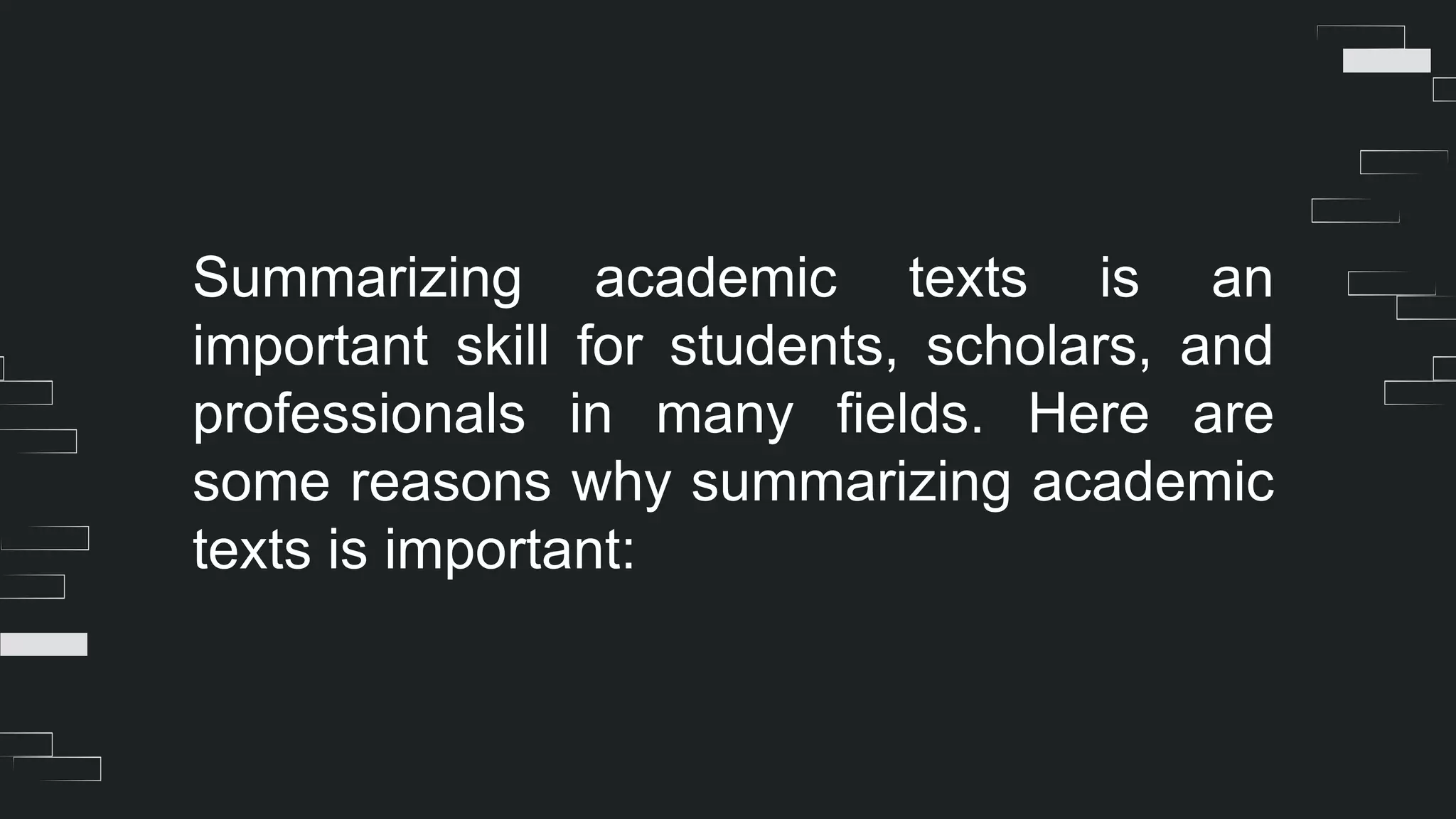 EAPP TECHNIQUES IN SUMMARIZING A VARIETY OF ACADEMIC TEXT.pptx