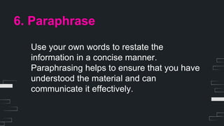 EAPP TECHNIQUES IN SUMMARIZING A VARIETY OF ACADEMIC TEXT.pptx