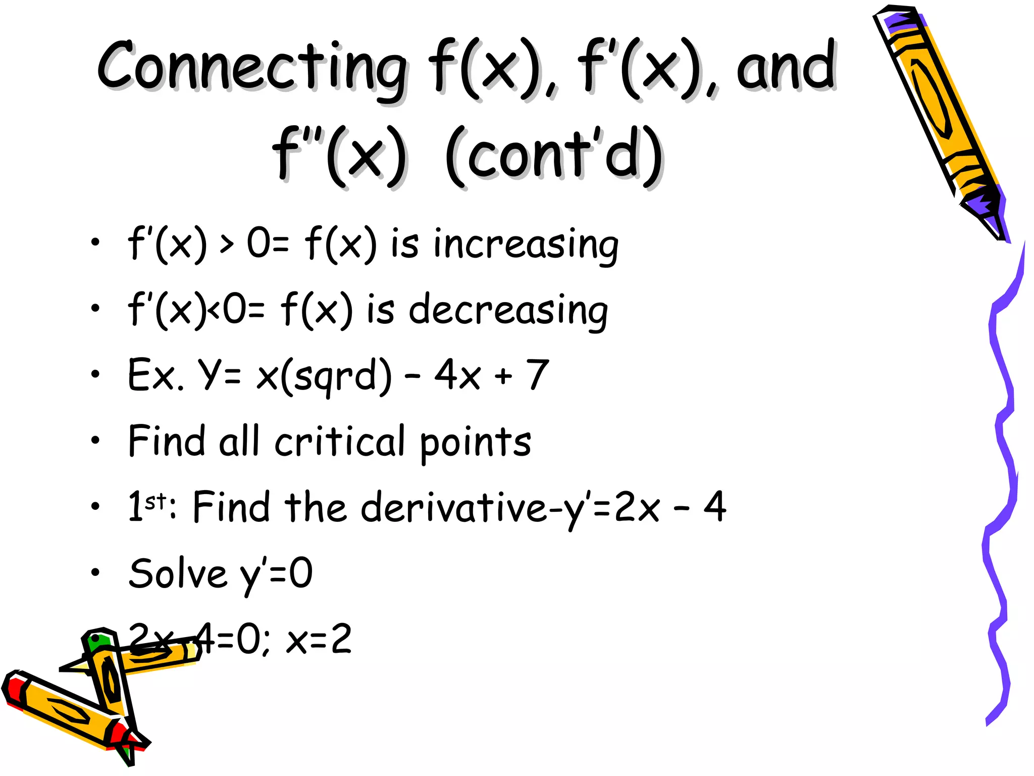 The Application of Derivatives | PPT