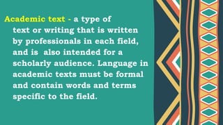 English for Academic and Professional Purposes_ppT | PPTX