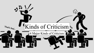Kinds and Types of Criticism | PPTX