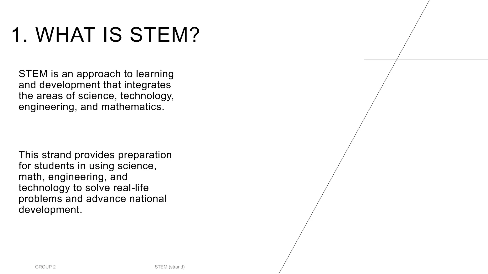 A report about the stem strand of senior high school | PPTX