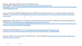 A report about the stem strand of senior high school | PPTX