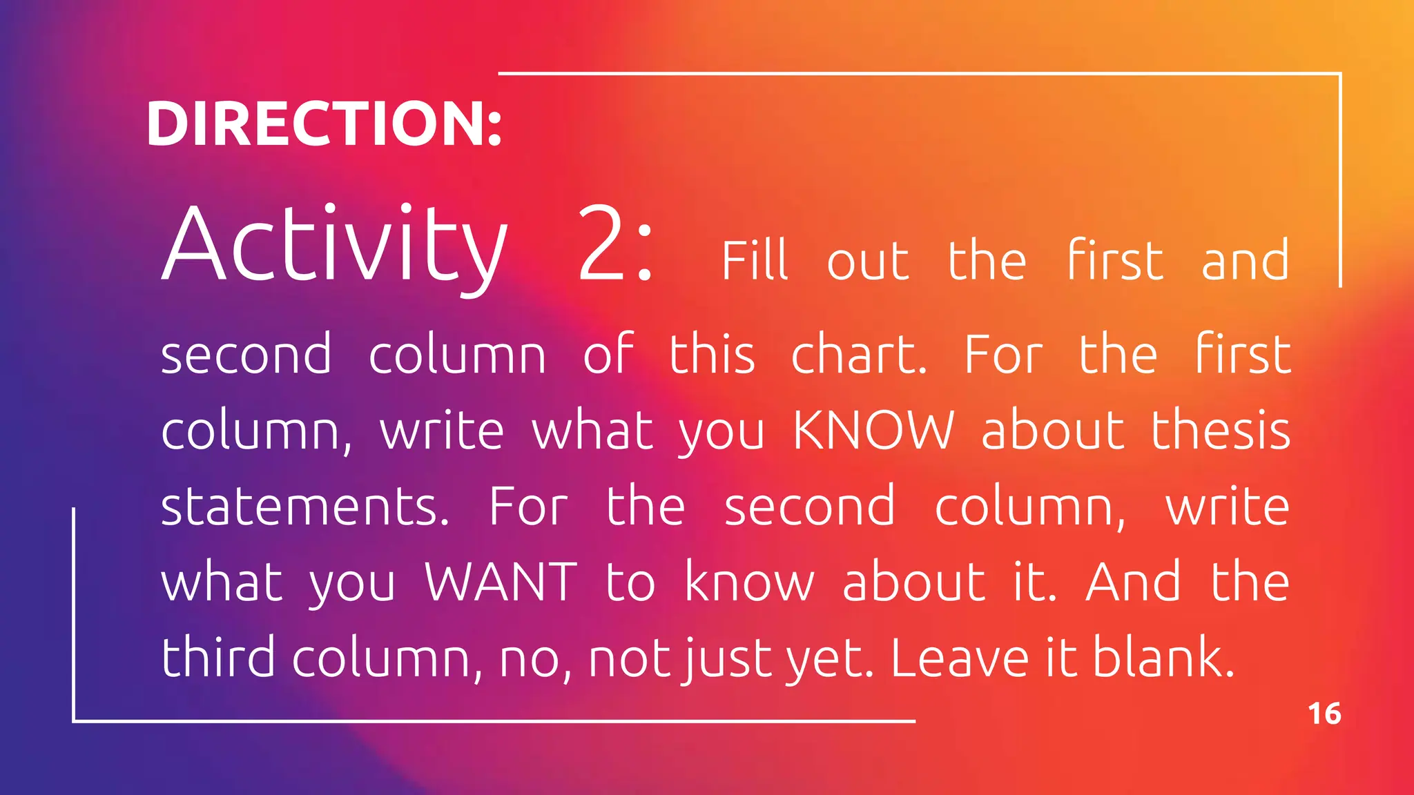 EAPP Q1-Lesson THESIS STATEMENTS Slideshare | PPTX