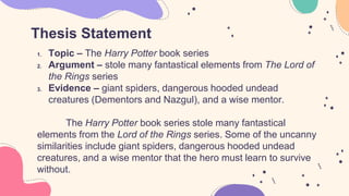 Thesis Statement and Outlining a Reading Text | PPTX