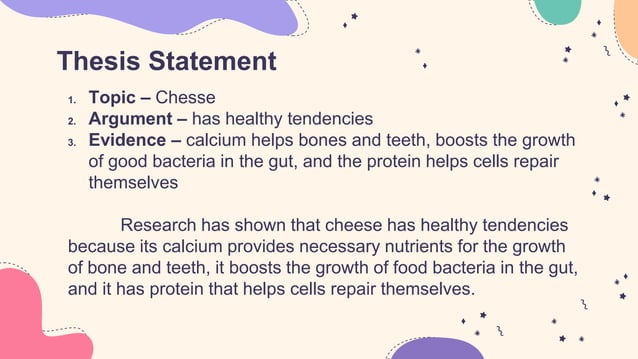 Thesis Statement And Outlining A Reading Text Pptx