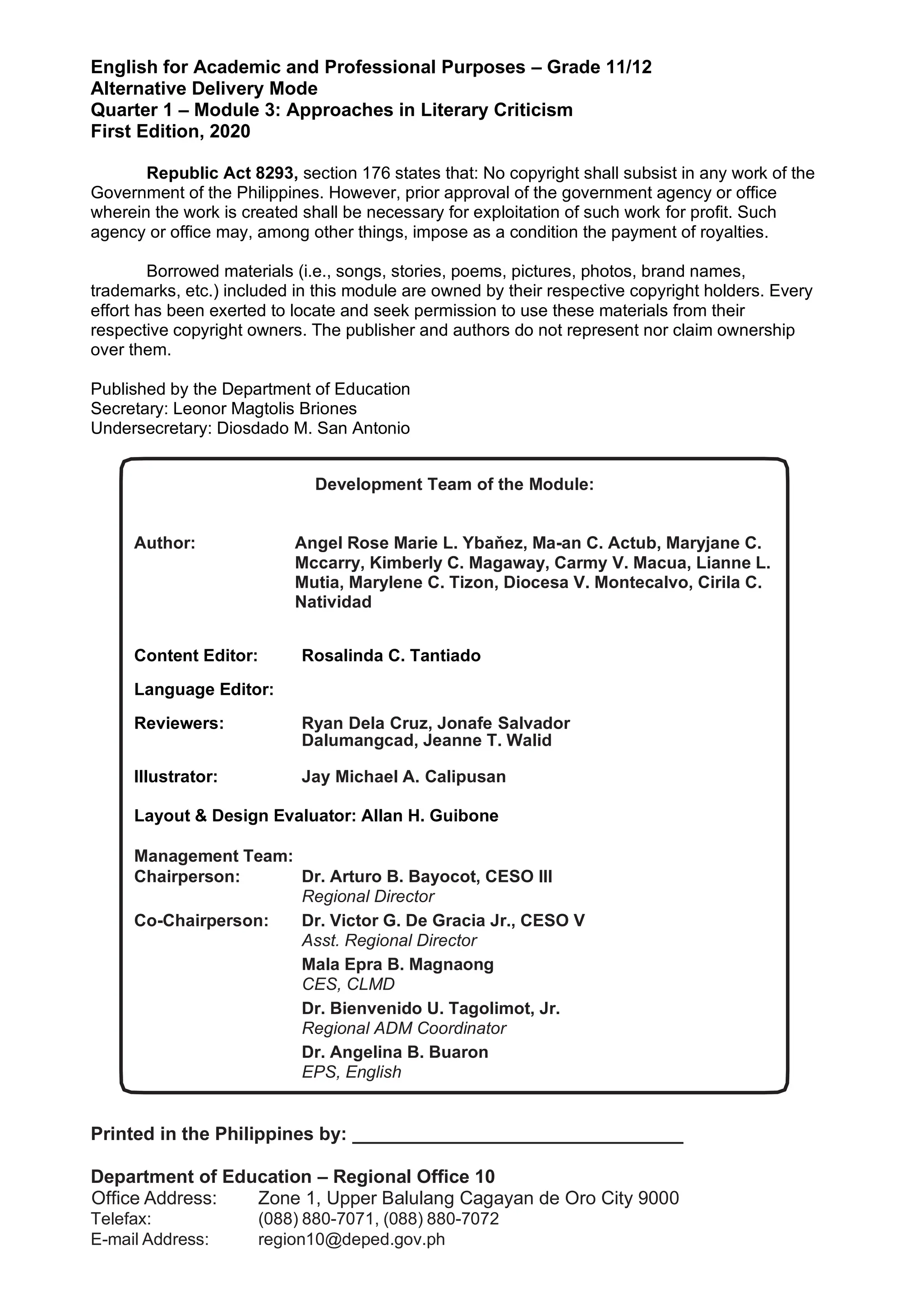 EAPP Q 1 – Module 3 Approaches in Literary Criticism.pdf