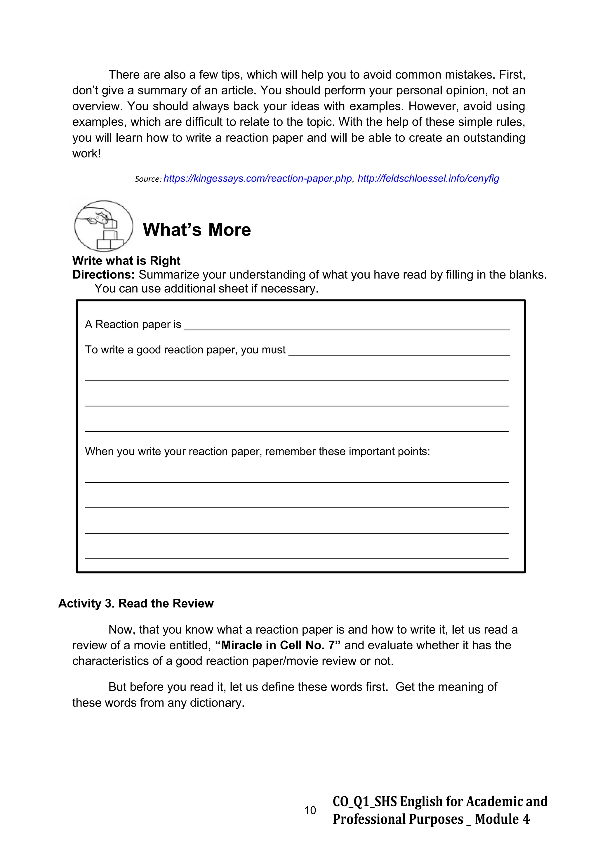 EAPP Q 1 – Module 4 Writing the Reaction Paper Review Critique.pdf