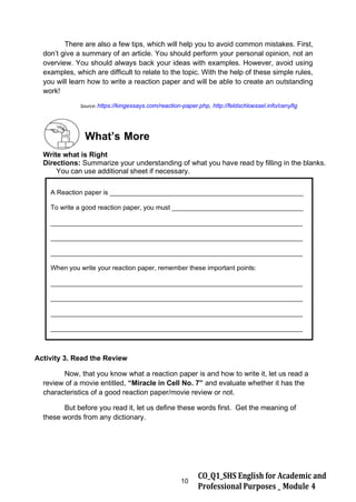 EAPP Q 1 – Module 4 Writing the Reaction Paper Review Critique.pdf