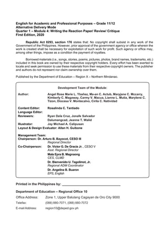 EAPP Q 1 – Module 4 Writing the Reaction Paper Review Critique.pdf