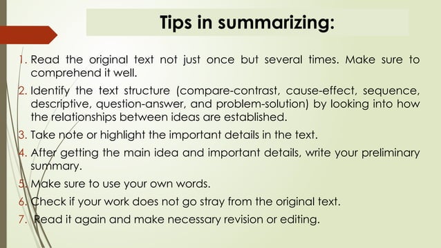 EAPP Quarter 1TECHNIQUES IN SUMMARIZING.pptx