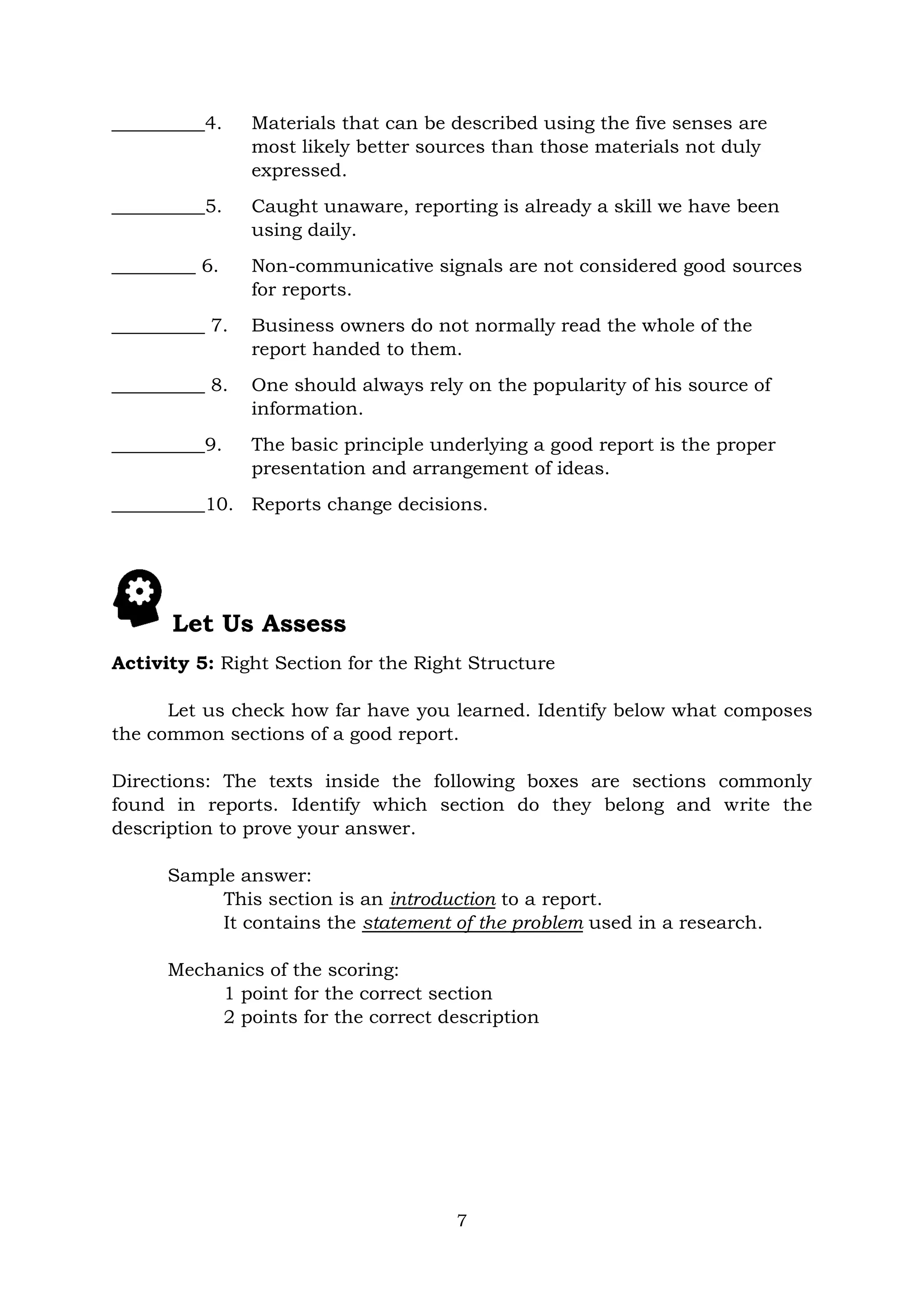 EAPP Q2 - M4_ Determining The Objectives and Structures of Reports.pdf