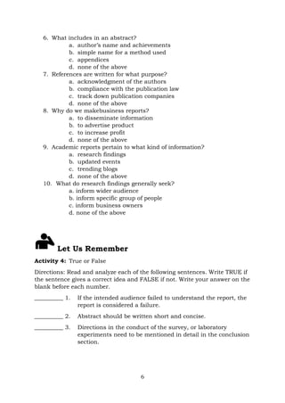 EAPP Q2 - M4_ Determining The Objectives and Structures of Reports.pdf