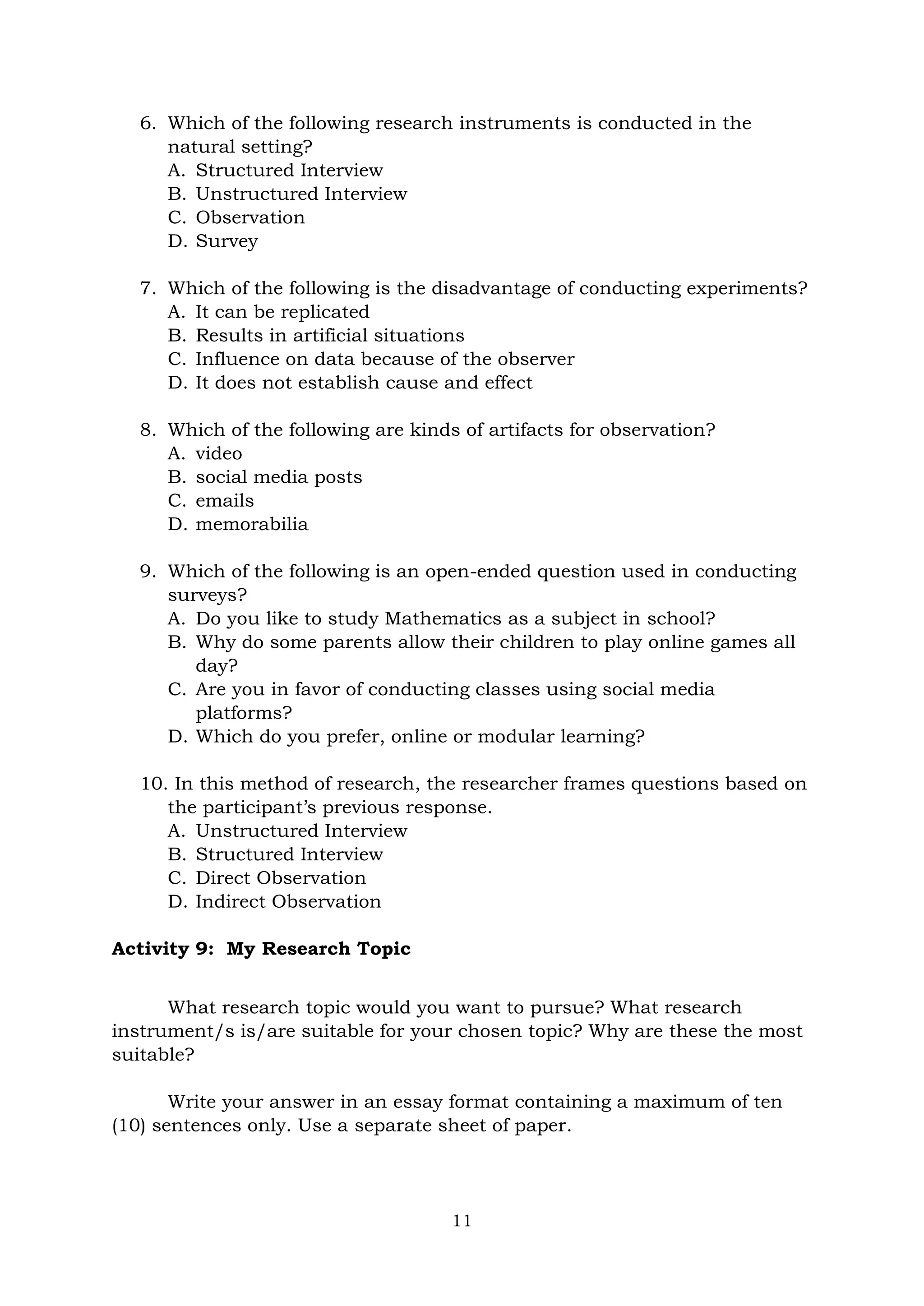 EAPP Q2 - M5_ Designing and Conducting ResearchInstruments.pdf