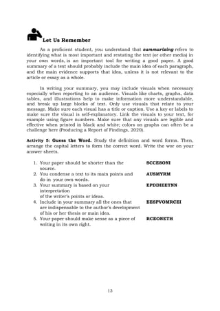 EAPP Q2 - M7_ Summarizing and Reporting.pdf