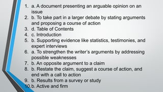 EAPP Q2- WEEK 1 Position Paper and Defending a Stance.pptx
