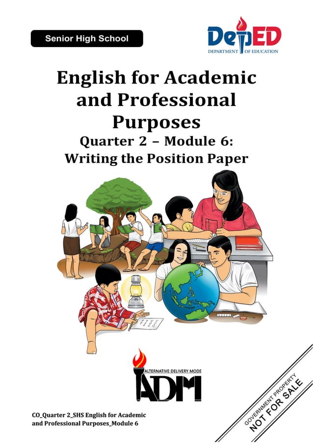 EAPP Q 2 – Module 6 Writing the Position Paper.pdf | Educational ...