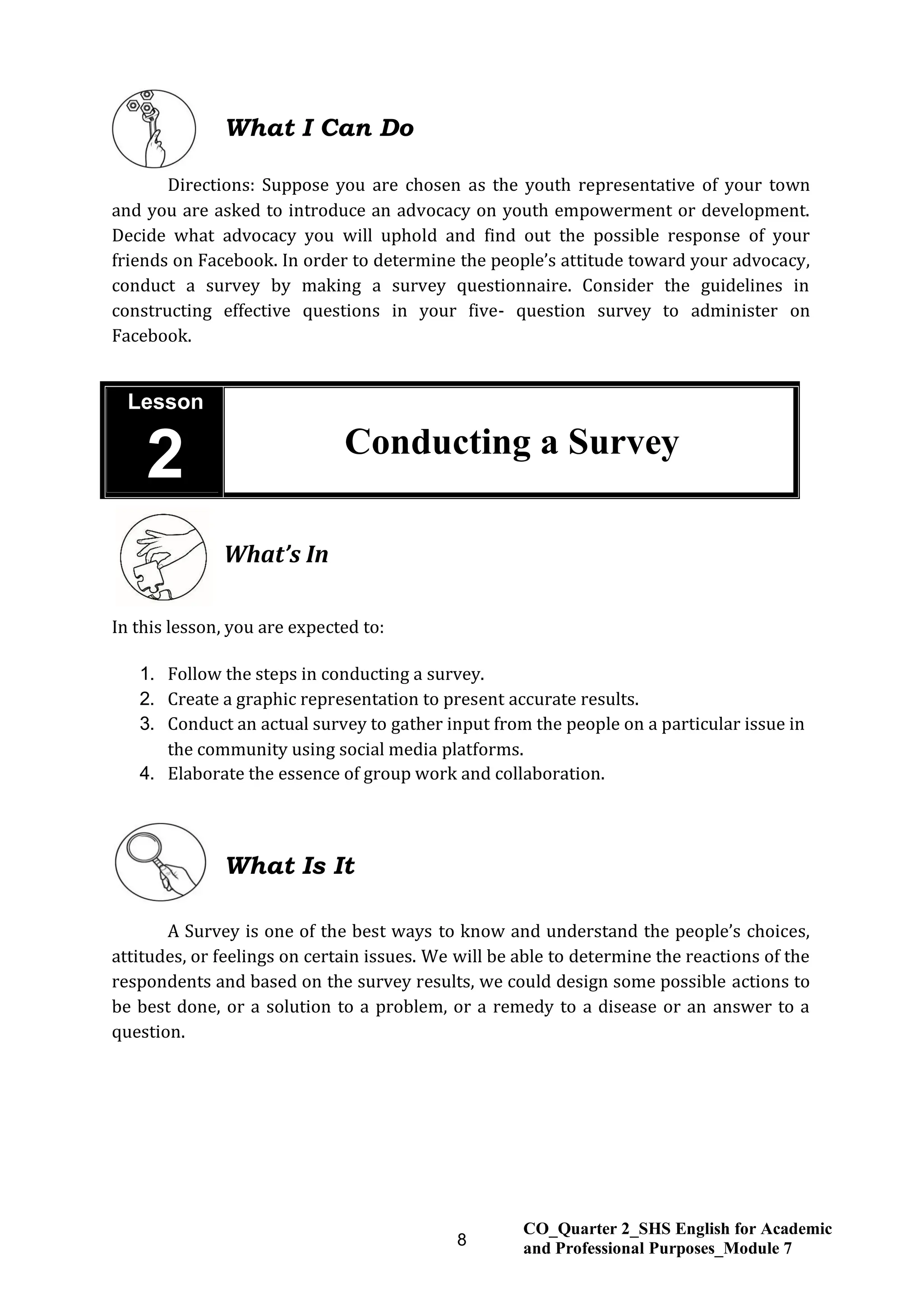EAPP Q 2 – Module 7 Designing, Conducting and Gathering Information ...