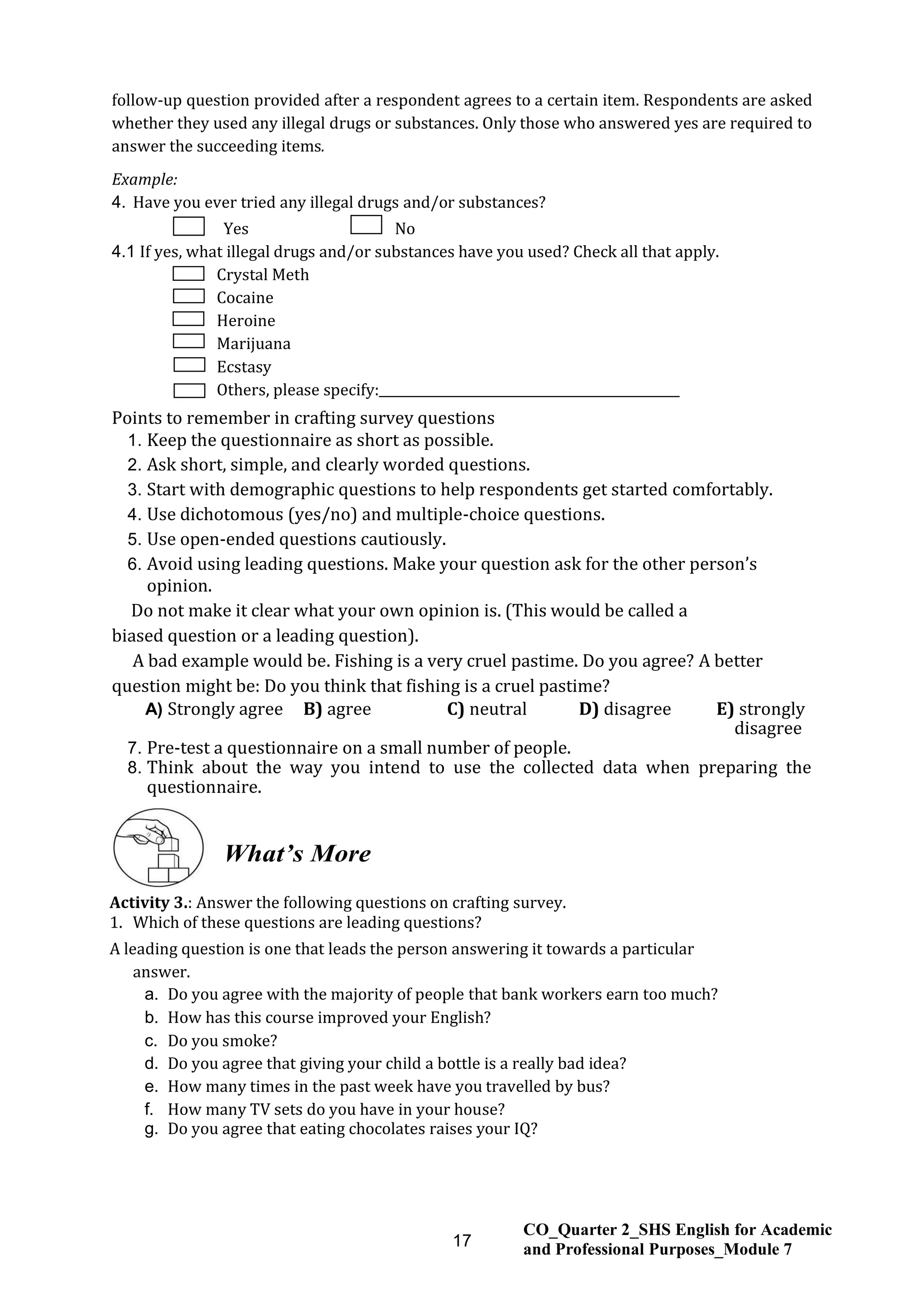EAPP Q 2 – Module 7 Designing, Conducting and Gathering Information ...