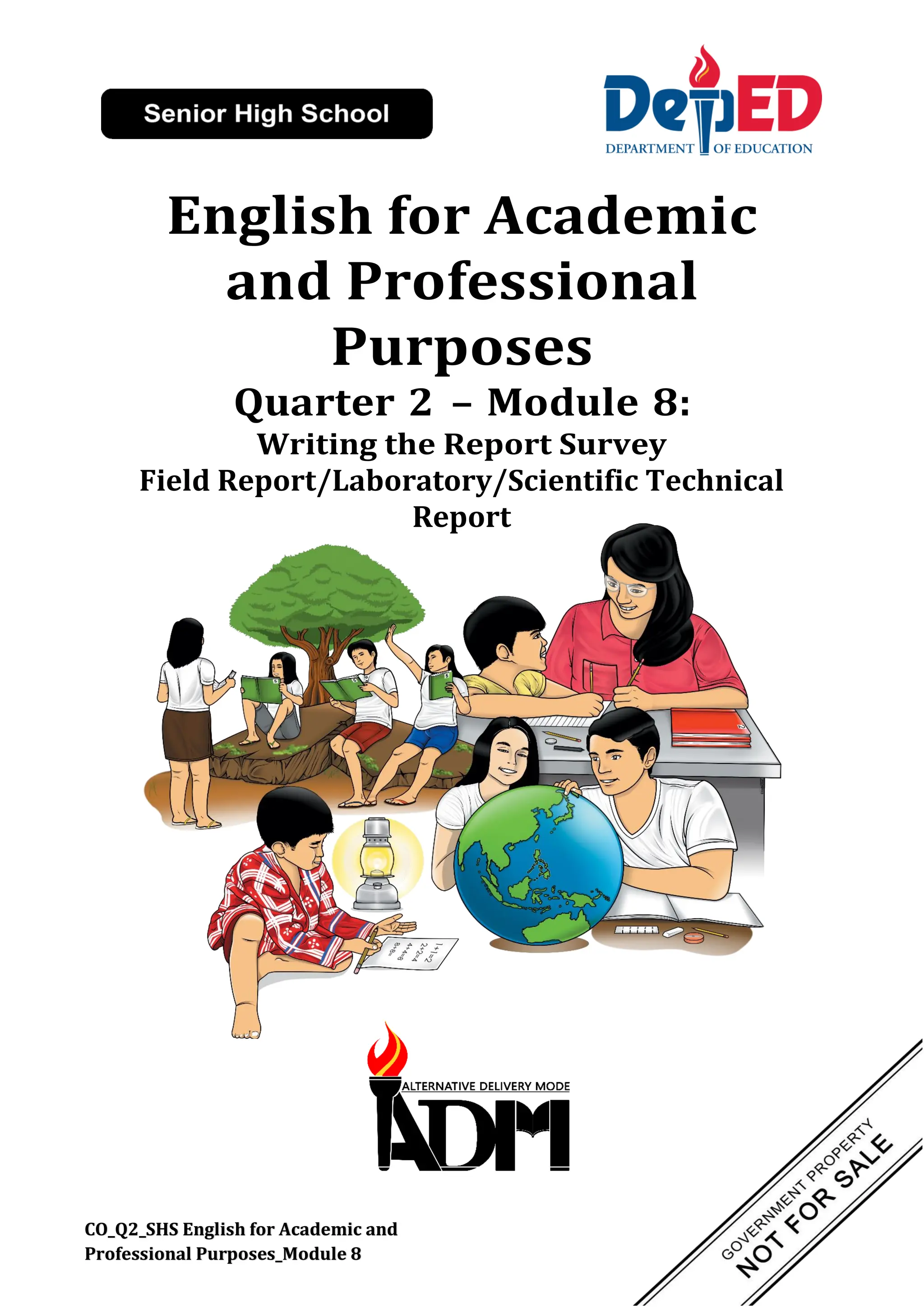 EAPP Q 2 – Module 8 Writing the Report Survey Field ...