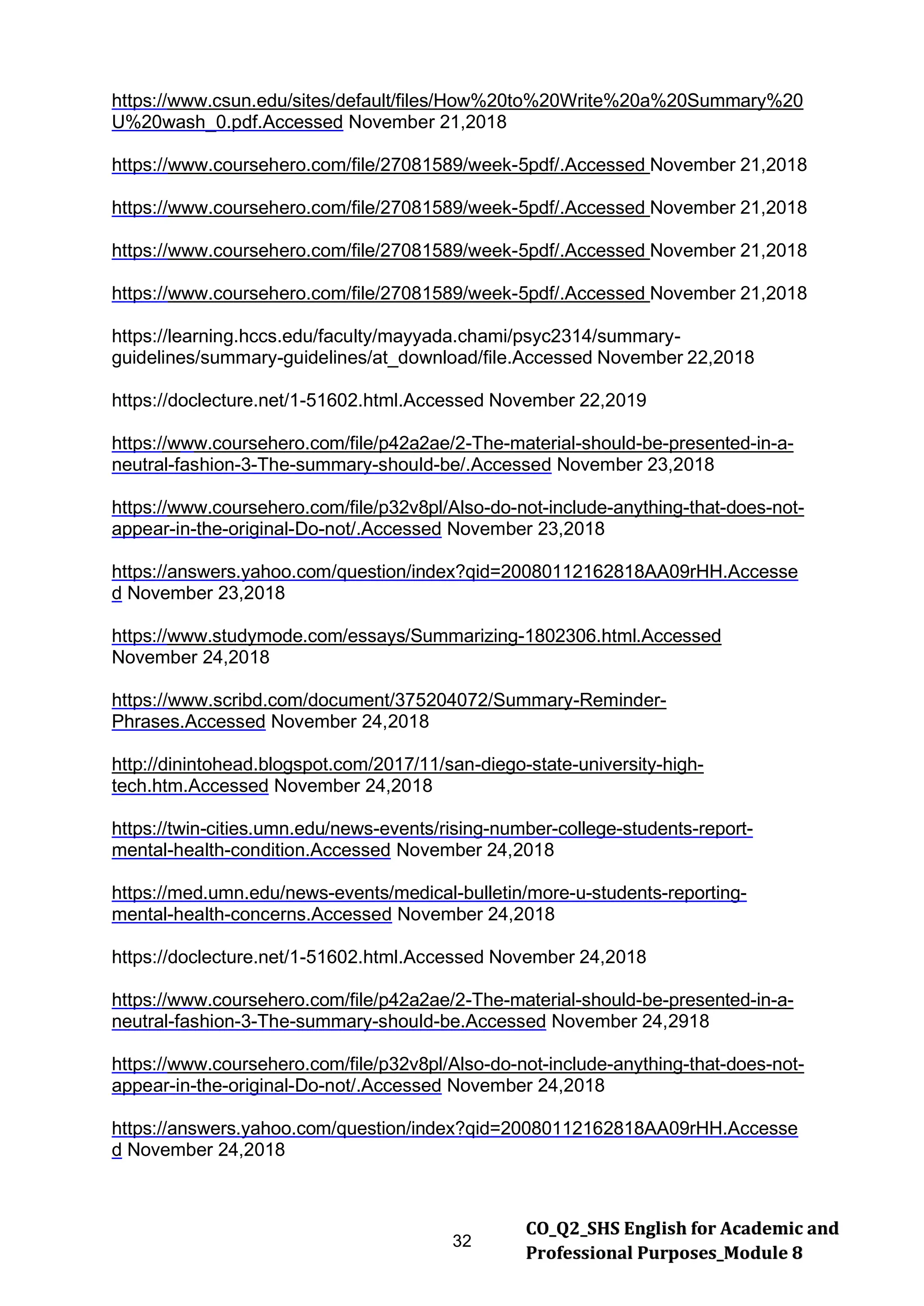 EAPP Q 2 – Module 8 Writing the Report Survey Field ...