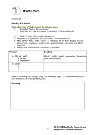 EAPP Q 2 – Module 8 Writing the Report Survey Field ...