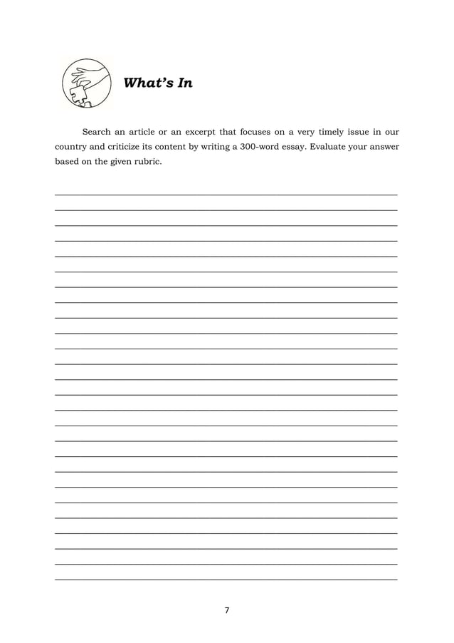 EAPP Quarter 1 – Module 5 Critique Writing.pdf | Homework and Study ...